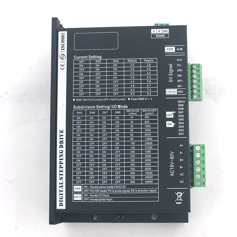 Nema34 Stepper Driver With Rs485 Modbus Control, 6a, High Quality ...