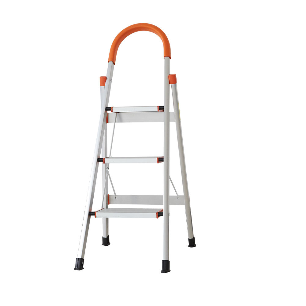 3 Step Ladder Portable Lightweight Folding Household Stepladder Anti ...