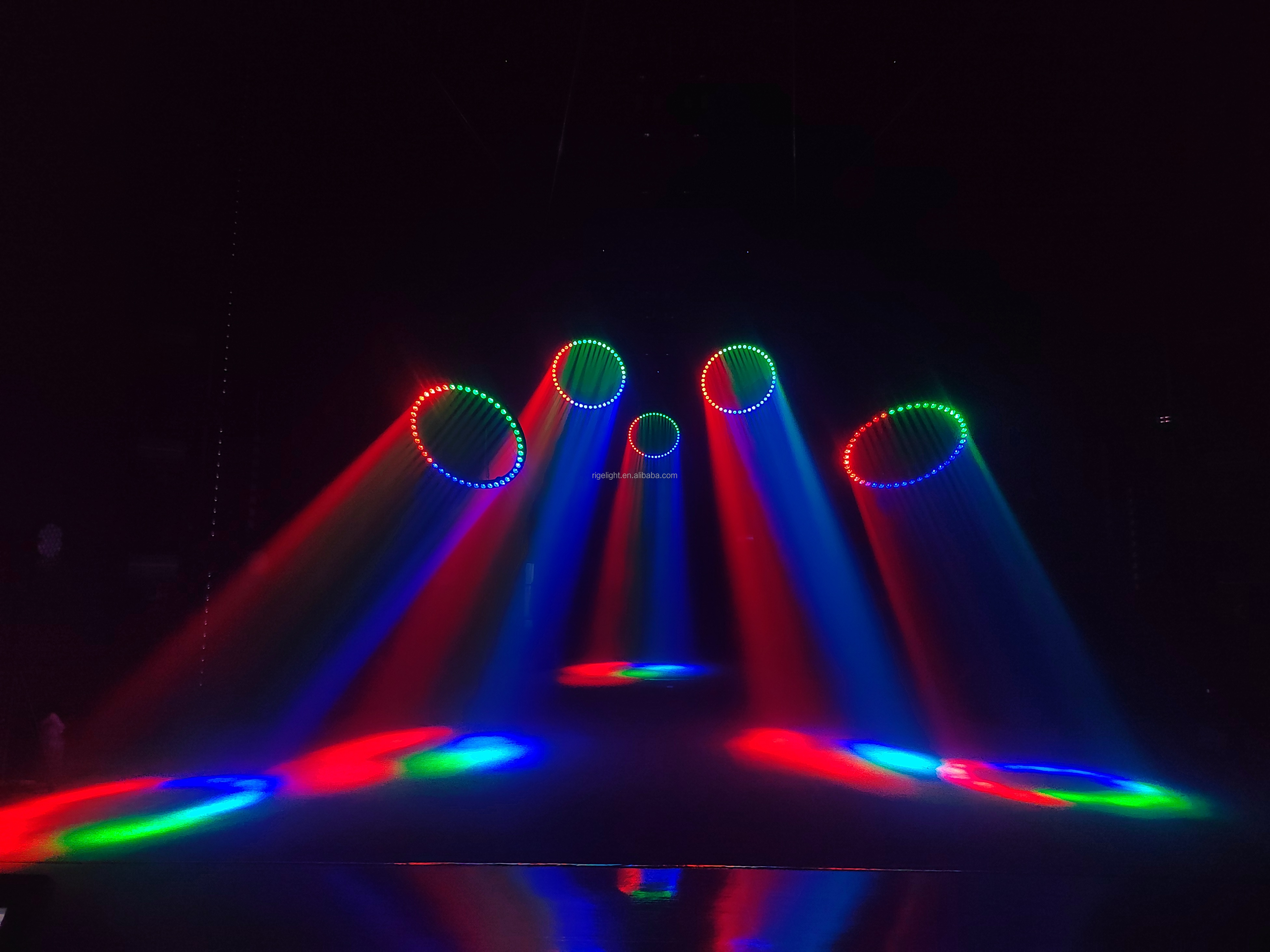 Dmx Controlled Winch Kinetic Led Lifting Beam Ring Light Circle, High ...