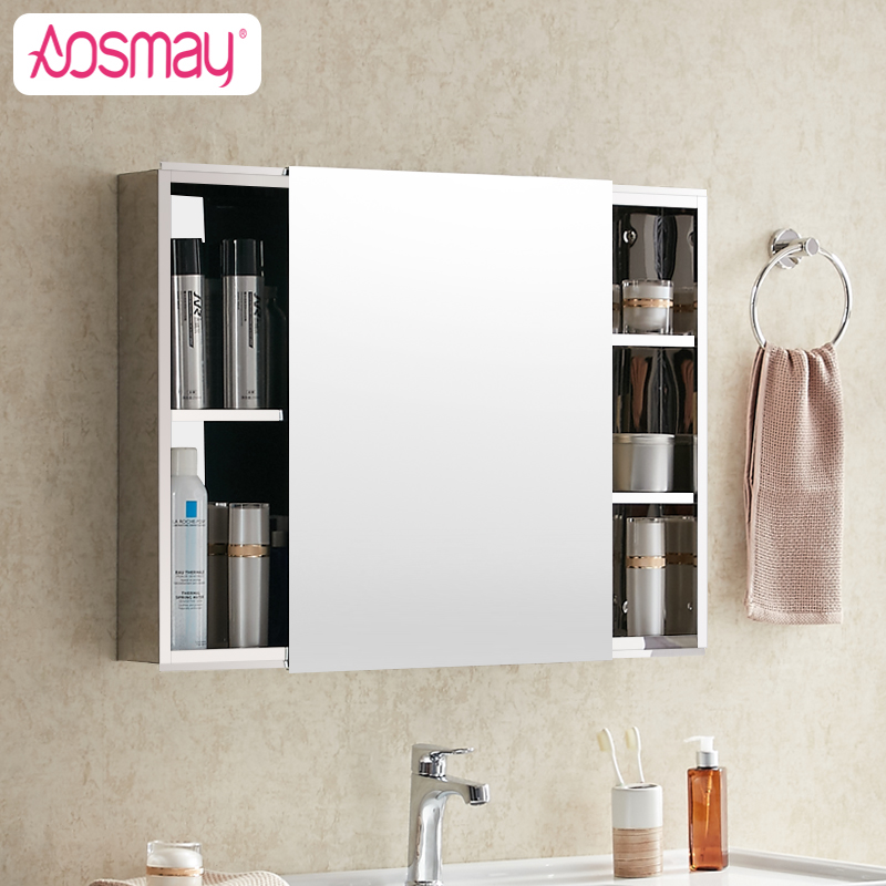 304 Stainless Steel Sliding Door Cermin Kabinet, berkualiti tinggi 304 ...