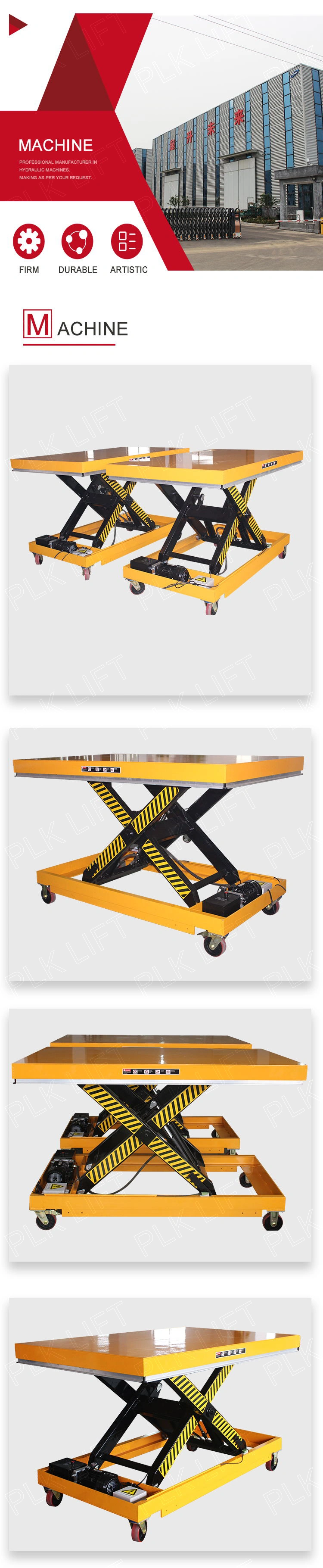 Mobile Wheel Scissor Lift Table For Material Handling, High Quality ...