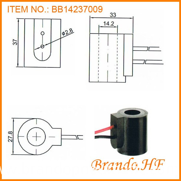 Dispensing Solenoid Valve Armature With Silver Shading Ring China ...