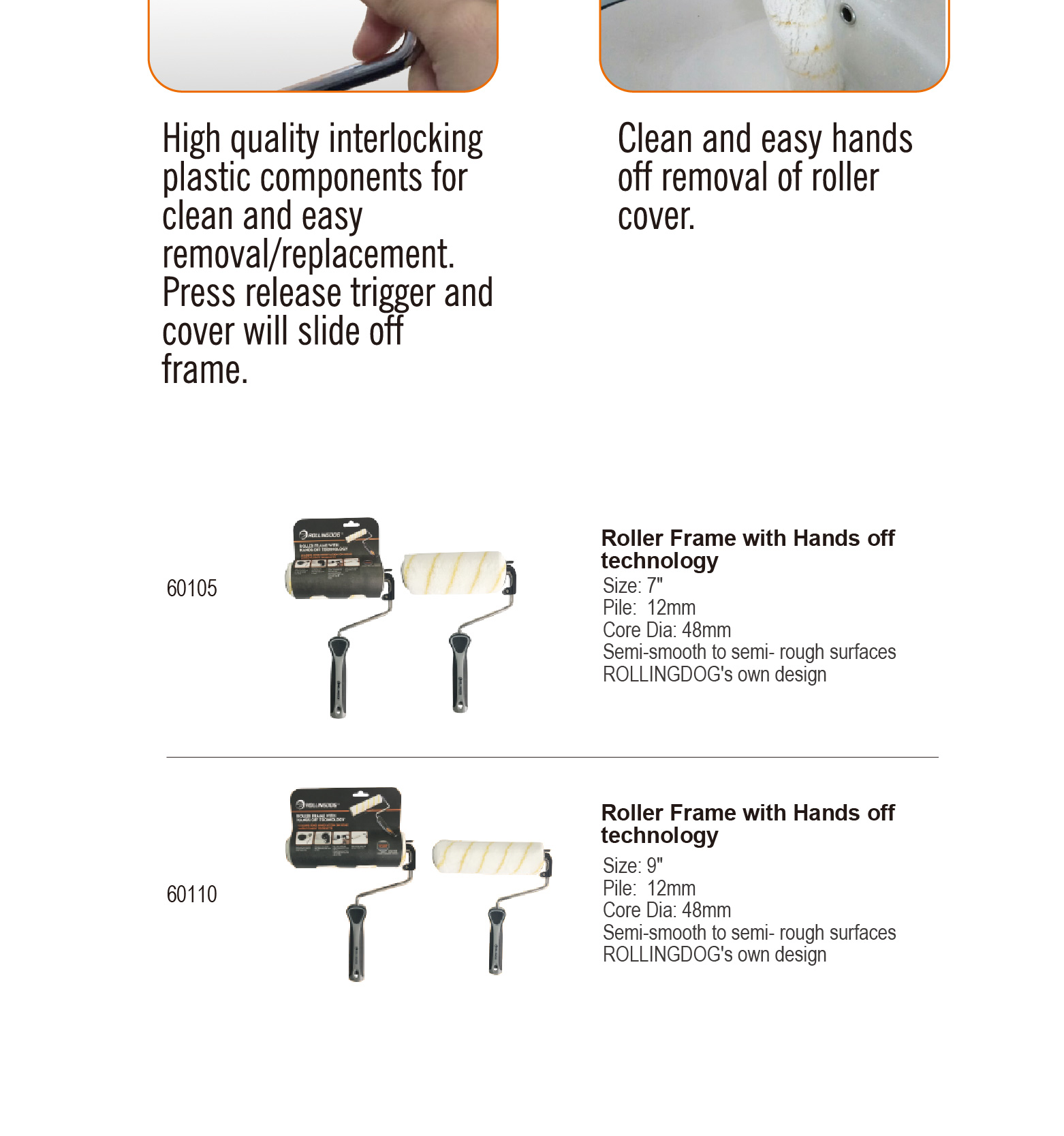 7 Inch Automatic Release Smart Paint Roller, High Quality 7 Inch ...