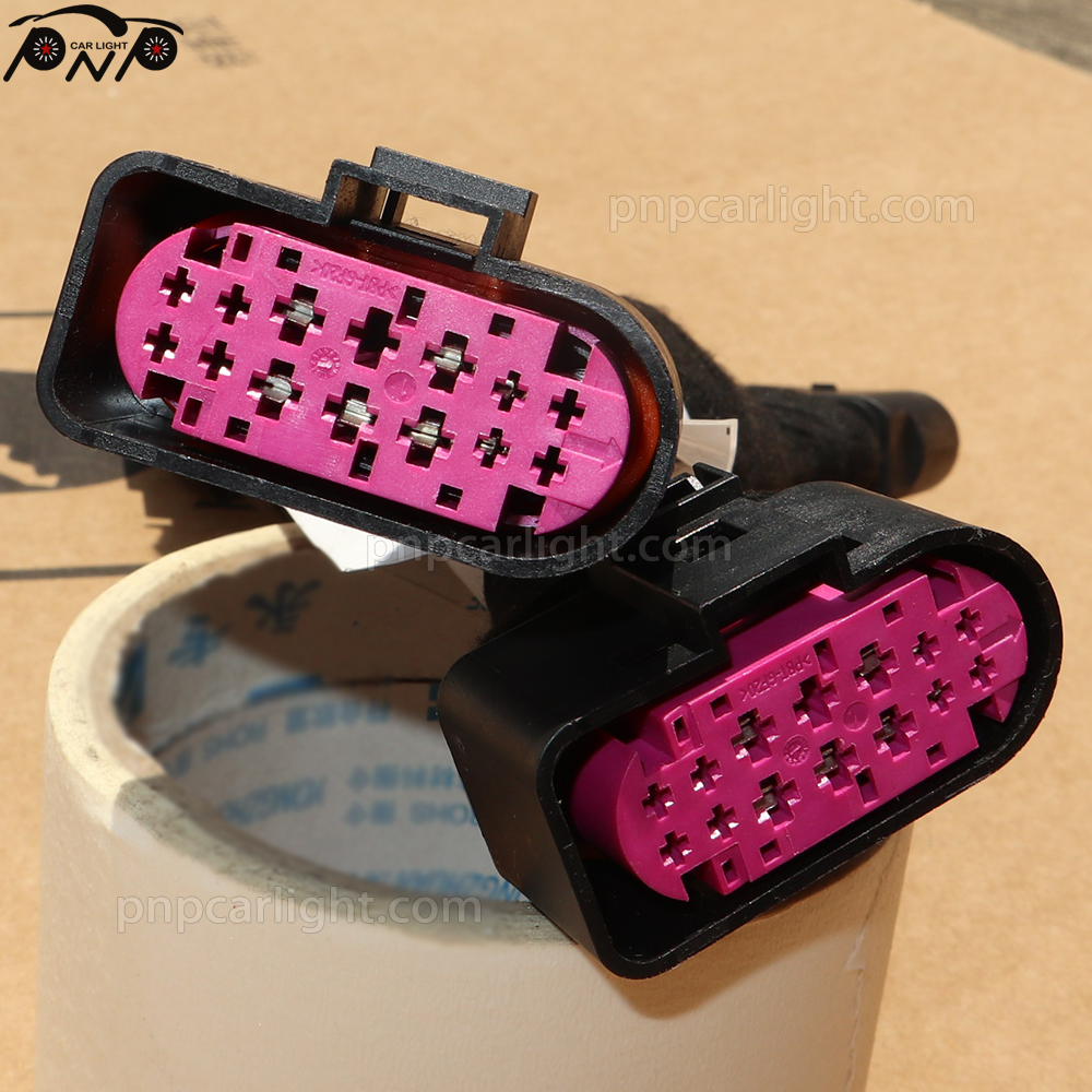 Pair Headlight harness for Audi A4 B9 upgrade from 2013 Xenon to LED ...