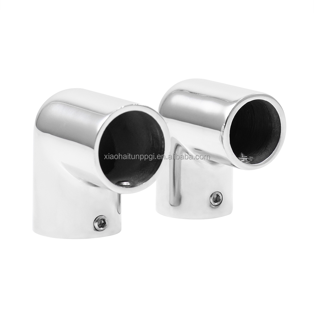 Marine Grade Aisi316 Stainless Steel 90 Degree Boat Handrail Stanchion ...