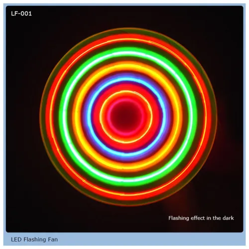 Export Glow Flashing Led Programable Fan, High Quality Export Glow ...