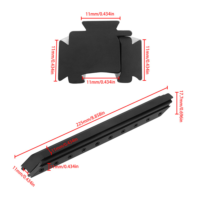 Airforce Condor 11mm Dovetail Tri-rail Riser Mount, Bossgoo.com의 고품질 ...
