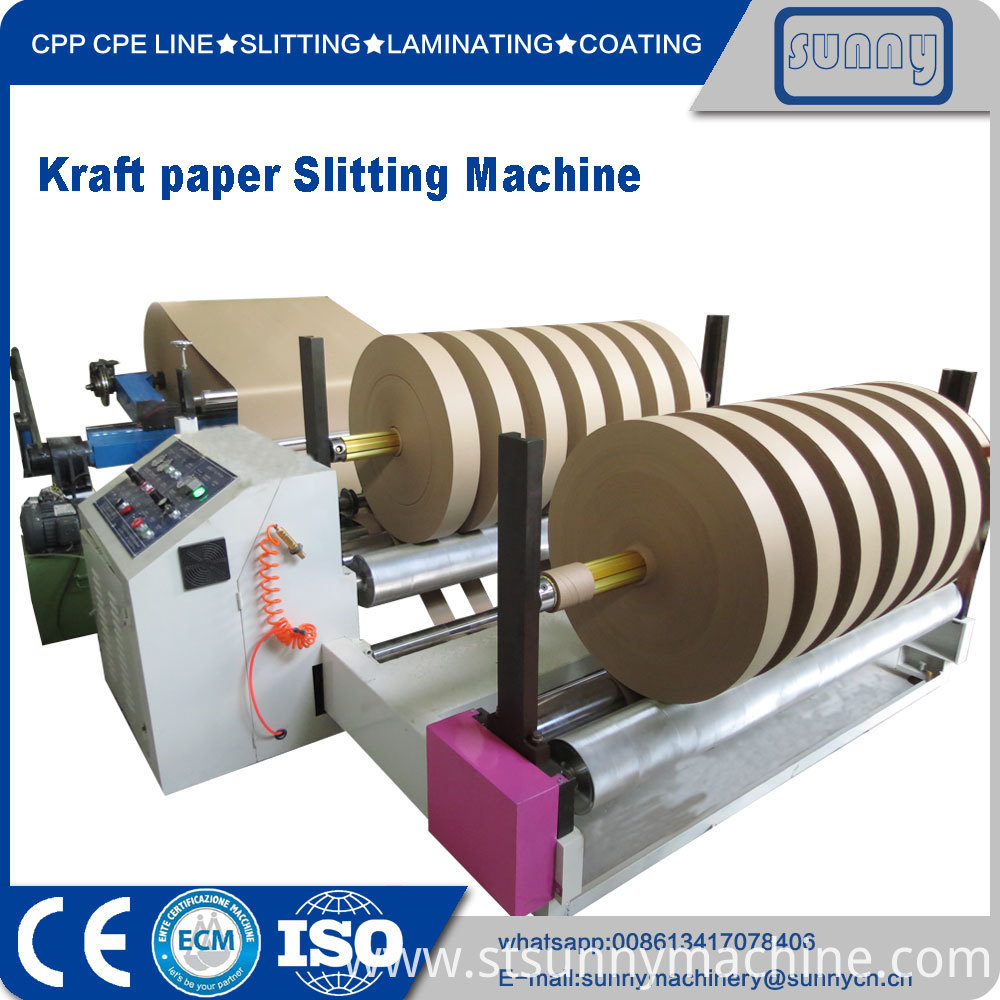 Jumbo Kraft Paper Roll Slitter Rewinder Machine China Manufacturer