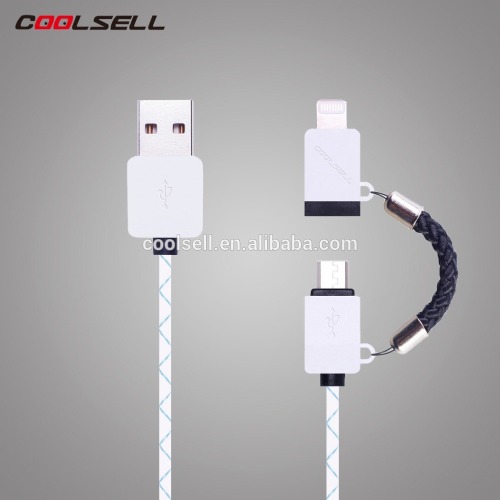 Micro /mfi Usb 2 In 1 Mfi Usb Cable Mfi Certified 2 In 1 Usb Data Cable ...