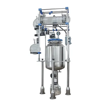 Glass Agitator Jacketed Reactor/ Laboratory Reaction Vessel, High ...