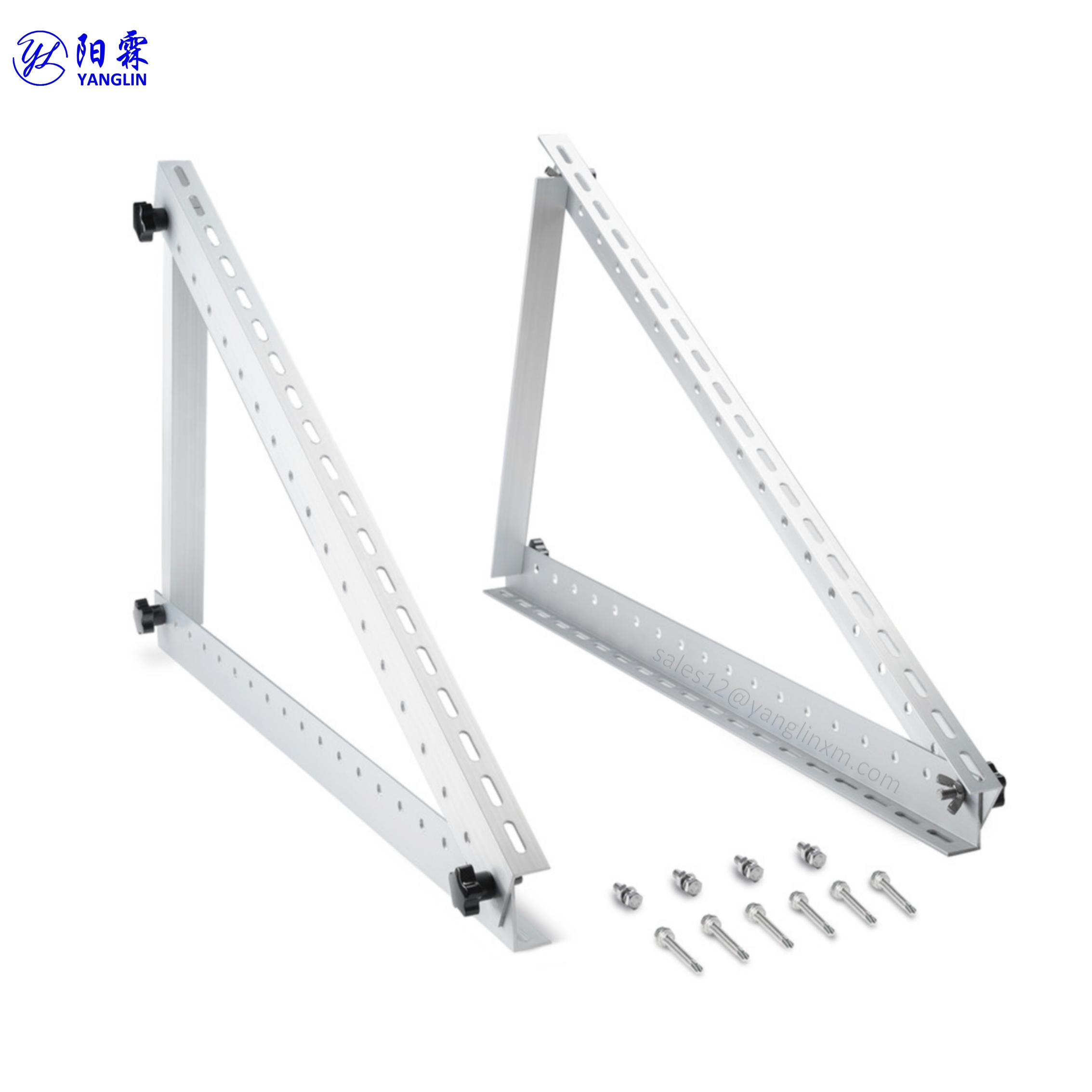 Adjustable Brackets With Foldable Tilt Legs For 1 Solar Panel - 28inch ...