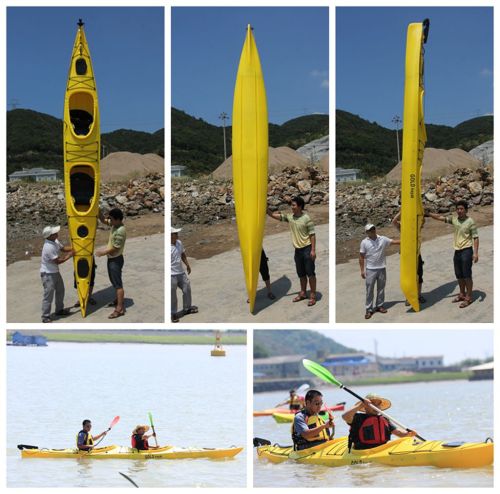 Plastic Double Sit In Ocean Kayak Two Person Sea Kayak, High Quality ...