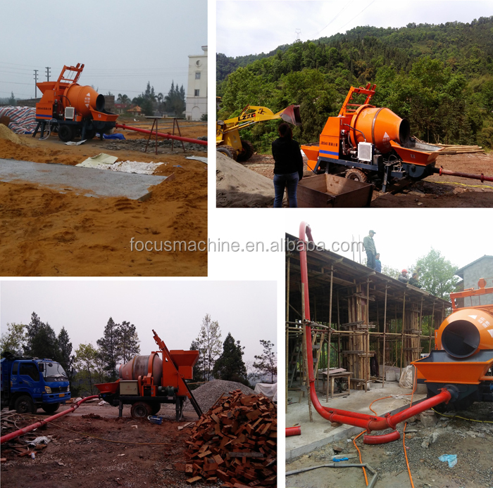 Concrete Mixer And Pump Combination, High Quality Concrete Mixer And ...