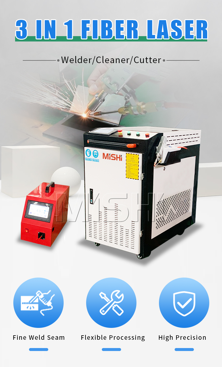 3kw Handheld Laser Welder With Double Wobble Head Laser Welding Machine ...