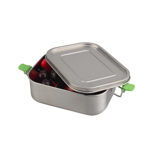 Built-in Compartmented Lunch Box With Green Buttons, High Quality Built ...