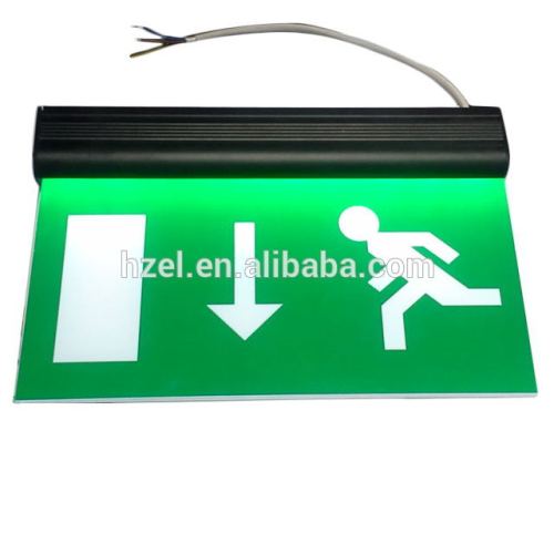 Green Fire Fighting Aluminum Exit Signs, High Quality Green Fire ...