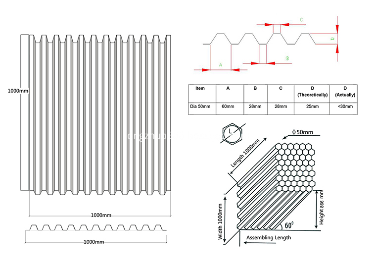 Inclined Tube Lamella Clarifier Sheet For Water Treatment, High Quality ...