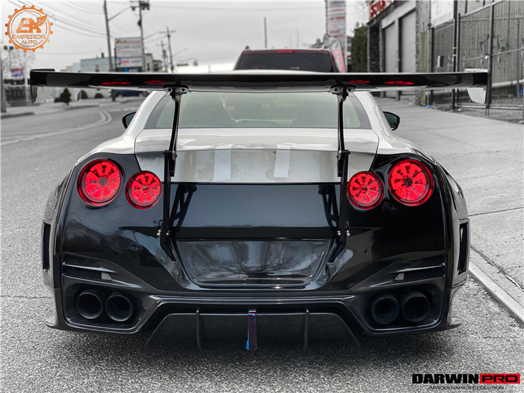 Carbon Fiber Trunk Spoiler Wing For Gtr R35 - Darwinpro Bkssii Style ...