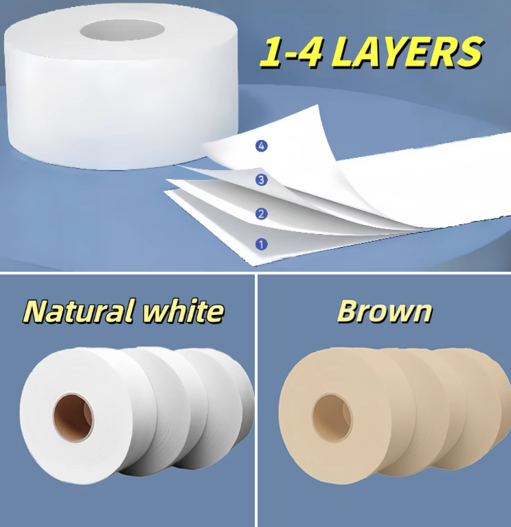 Customized Soft Household Giant Roll Toilet Tissues, High Quality ...