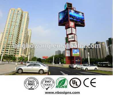 Outdoor Led Display Pylon Signboard, High Quality Outdoor Led Display ...