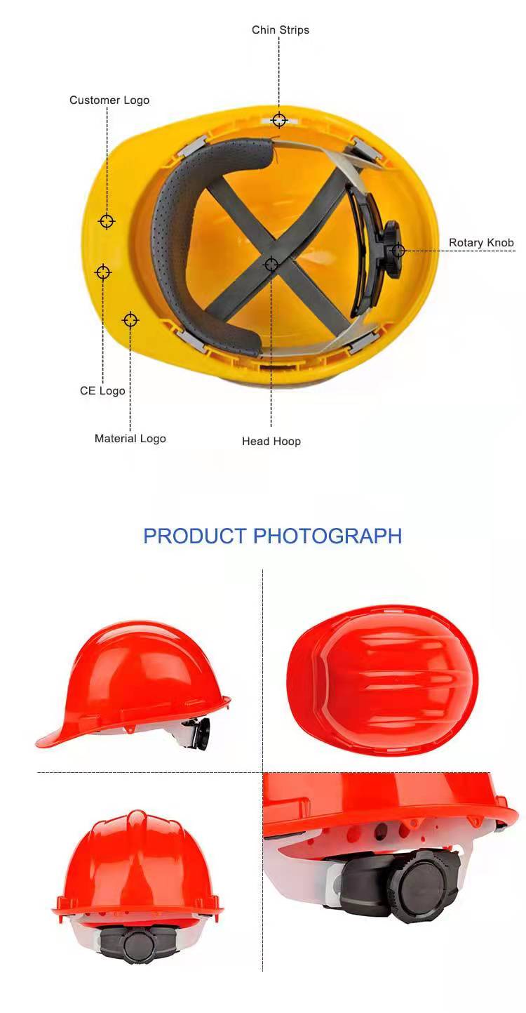 Customized Guardrite Brand Construction Safety Helmet With Logo, High ...