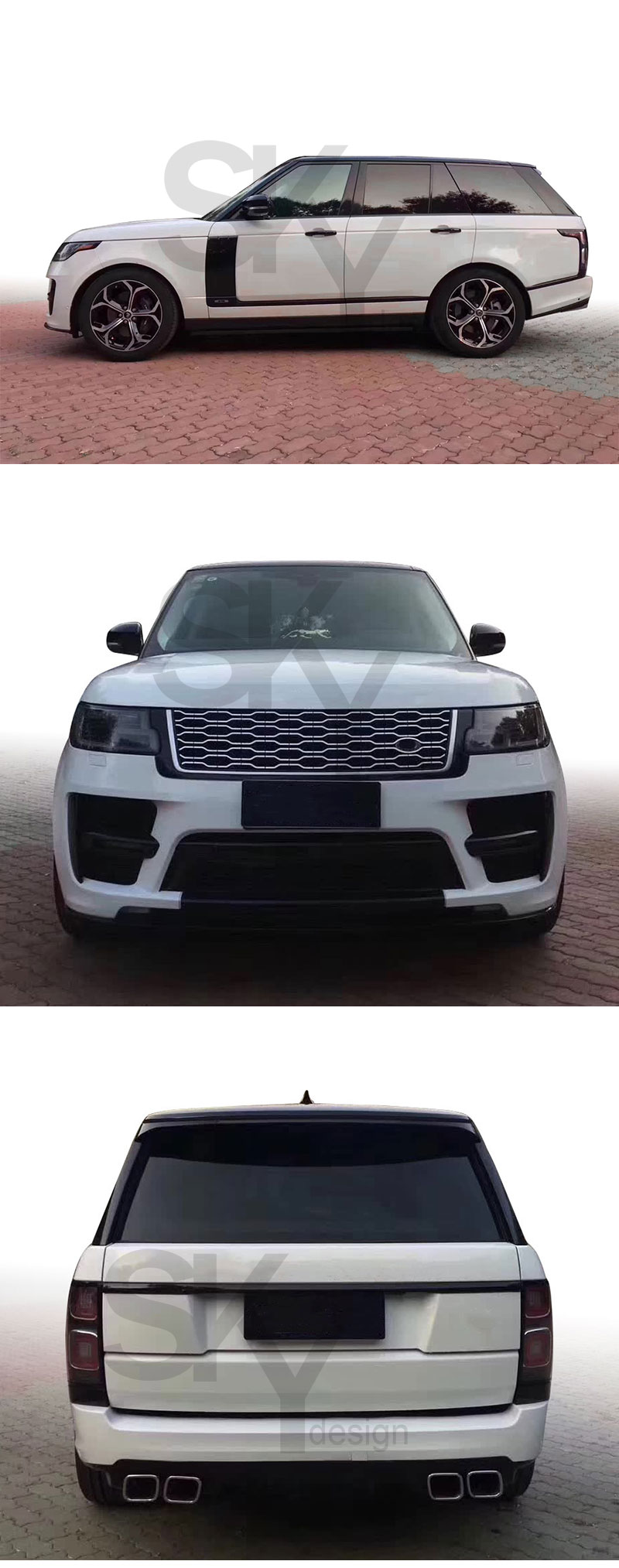 2020 Vogue L405 Svo Body Kit - Front Bumper, Rear Bumper, Grill, Side ...