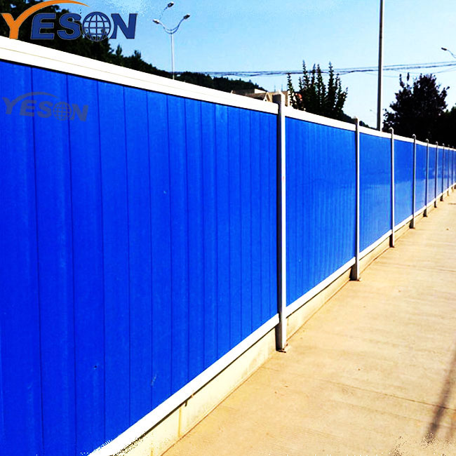 Steel Boundary Wall Colorbond Panel Fence Galvalume Color Steel Fence ...