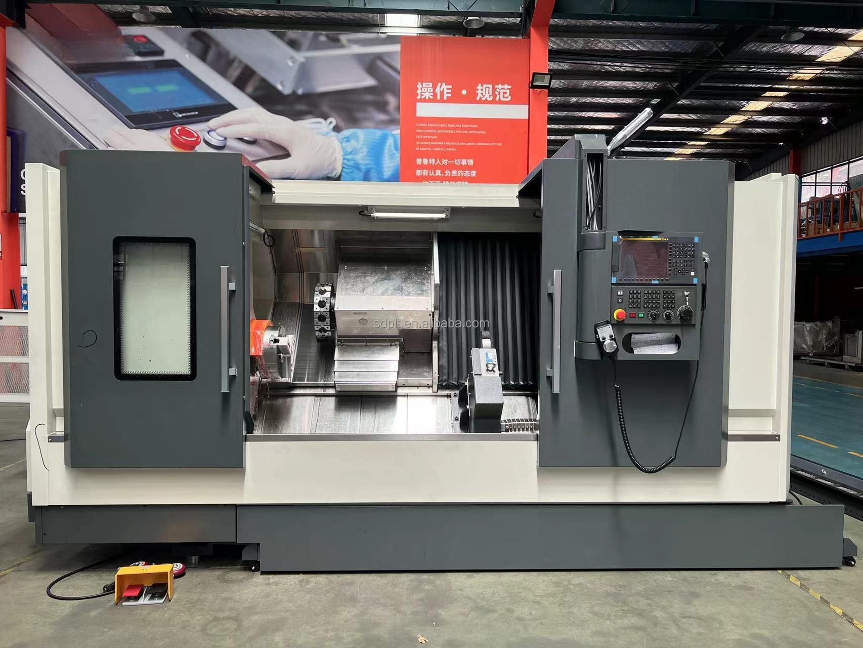 Cnc Lathe Y Axis Power Turret With Linear Guide Way - Tck50y-500/tck50y ...