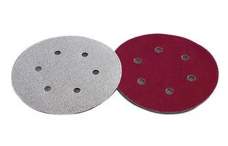 320 Grit 150mm Hook And Loop Sanding Disc / Aluminum Oxide, High ...