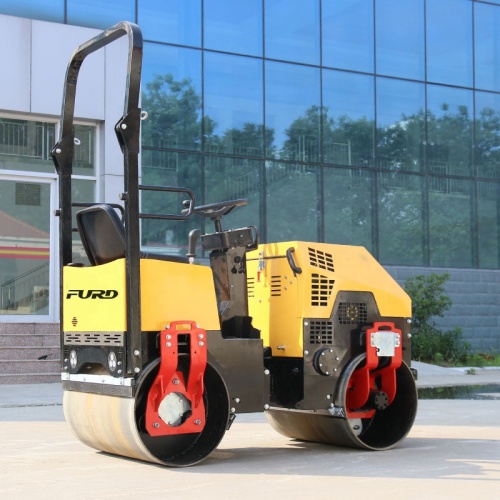 1 Ton Compactor Vibratory Roller Asphalt Baby Roller Compactor Fyl-880 ...