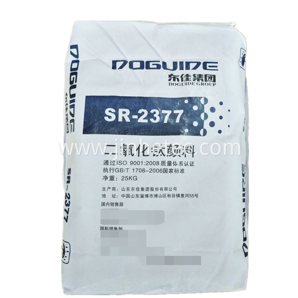 Tio2 Rutile Titanium Dioxide Sr2377 Pigment China Manufacturers ...