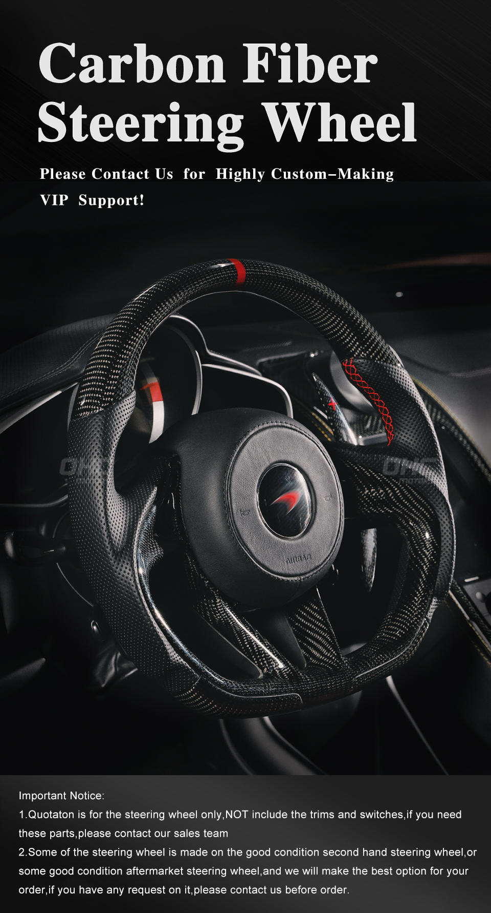 Carbon Fiber Steering Wheel For Audi Esq5, High Quality Carbon Fiber ...