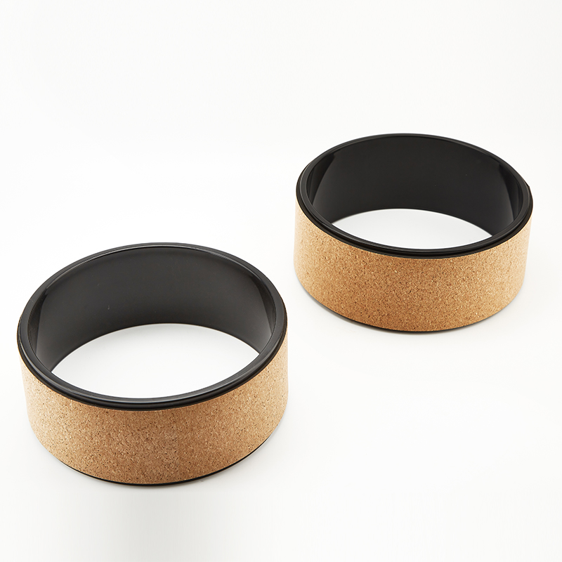 Cork Back Roller Yoga Wheel Natural Wooden, High Quality Cork Back ...