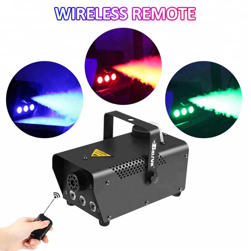 Mini 500w Led Rgb Wireless Remote Control Fog Machine For Parties ...