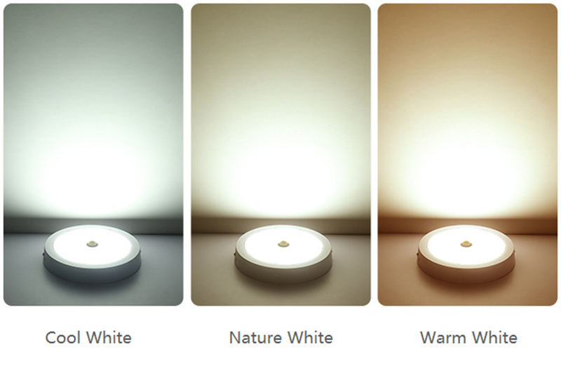 Surface Round Pir Sensor Panel Light, High Quality Surface Round Pir ...