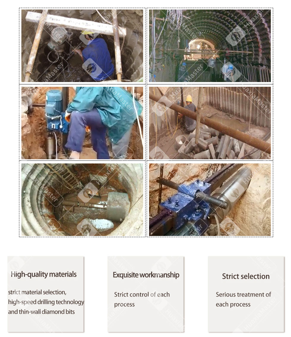 Hzd-l Three Phase Electric Vertical Engineering Water Mill Drilling Rig Easy To Operate Huaxia ...