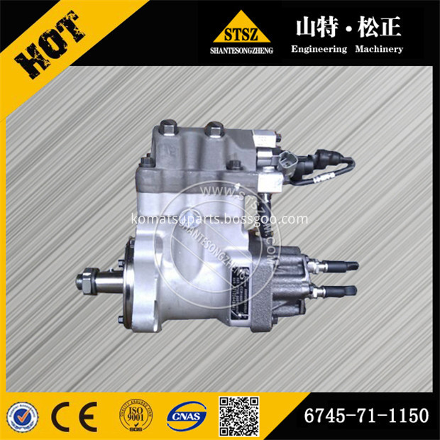 อะไหล่ Komatsu Pc300-8 ปั๊มน้ำมันเชื้อเพลิง 6745-71-1150 คุณภาพสูง ...