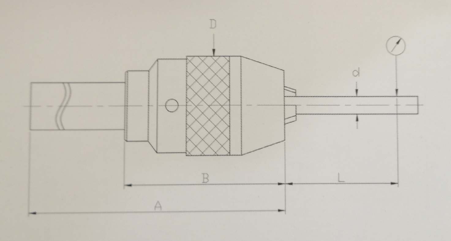 Apu Drill Chuck Holders With Integrated Keyless Mt Morse Taper Shank ...
