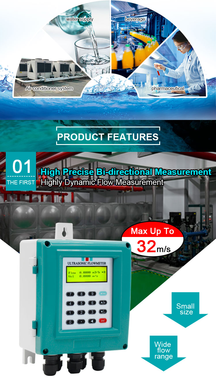 Wall-mounted Btu Meter With Pt100 Sensor, Display And Ultrasonic Flow ...