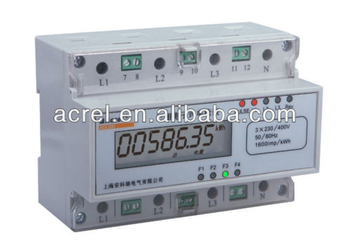 Din Rail Three Phase Energy Meter Adl3000e/c, High Quality Din Rail ...