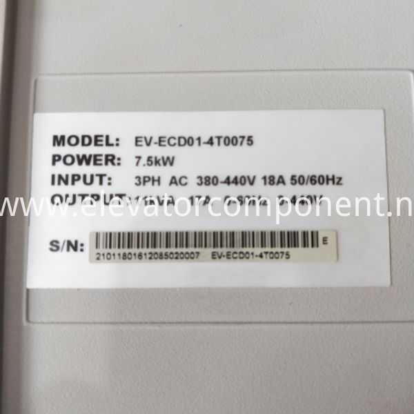 EMERSON Inverter for Hitachi Elevators EV-ECD01-4T0075