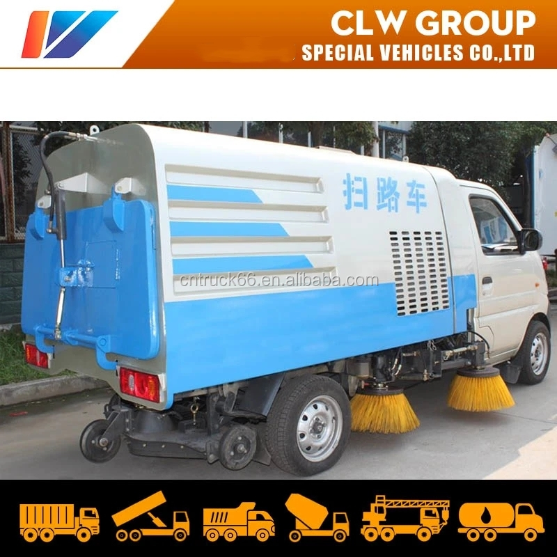 2ton Mini Changan Clean Road Truck, Efficient Vacuum Cleaning Truck ...