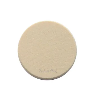 White Color Durable Sbr Sponge Round Shape Makeup Sponge Cosmetic Puff ...