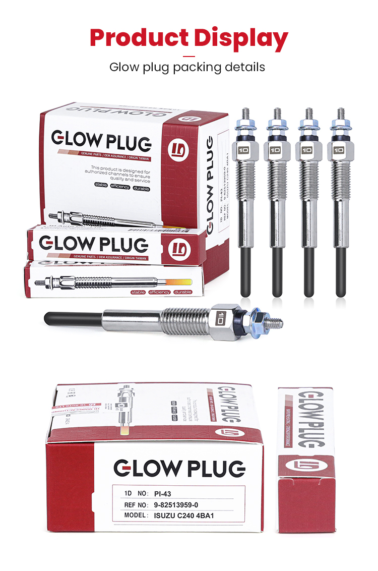 Diesel Engines Glow Plug Pi-43 For Isuzu C240,4ba1, High Quality Diesel ...
