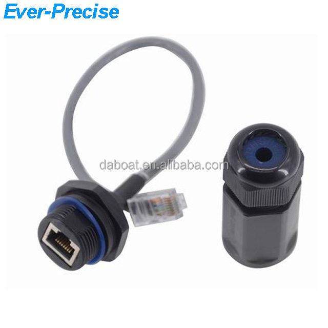 M25 Rj45 Waterproof Shielded Coupler And Cable, High Quality M25 Rj45 ...
