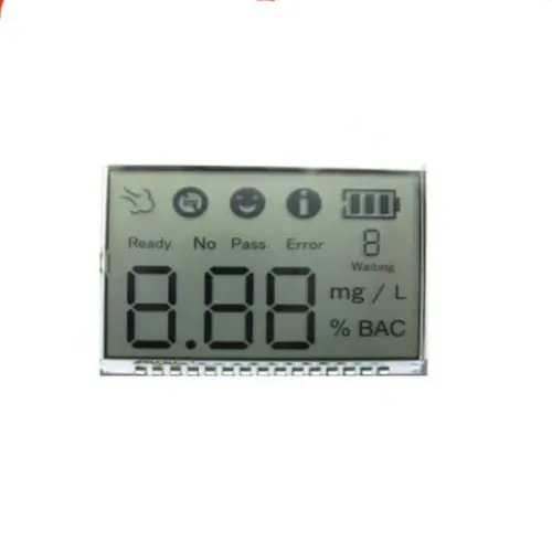 7-segment Custom Lcd Display Module, Tn Positive, High Quality 7 ...