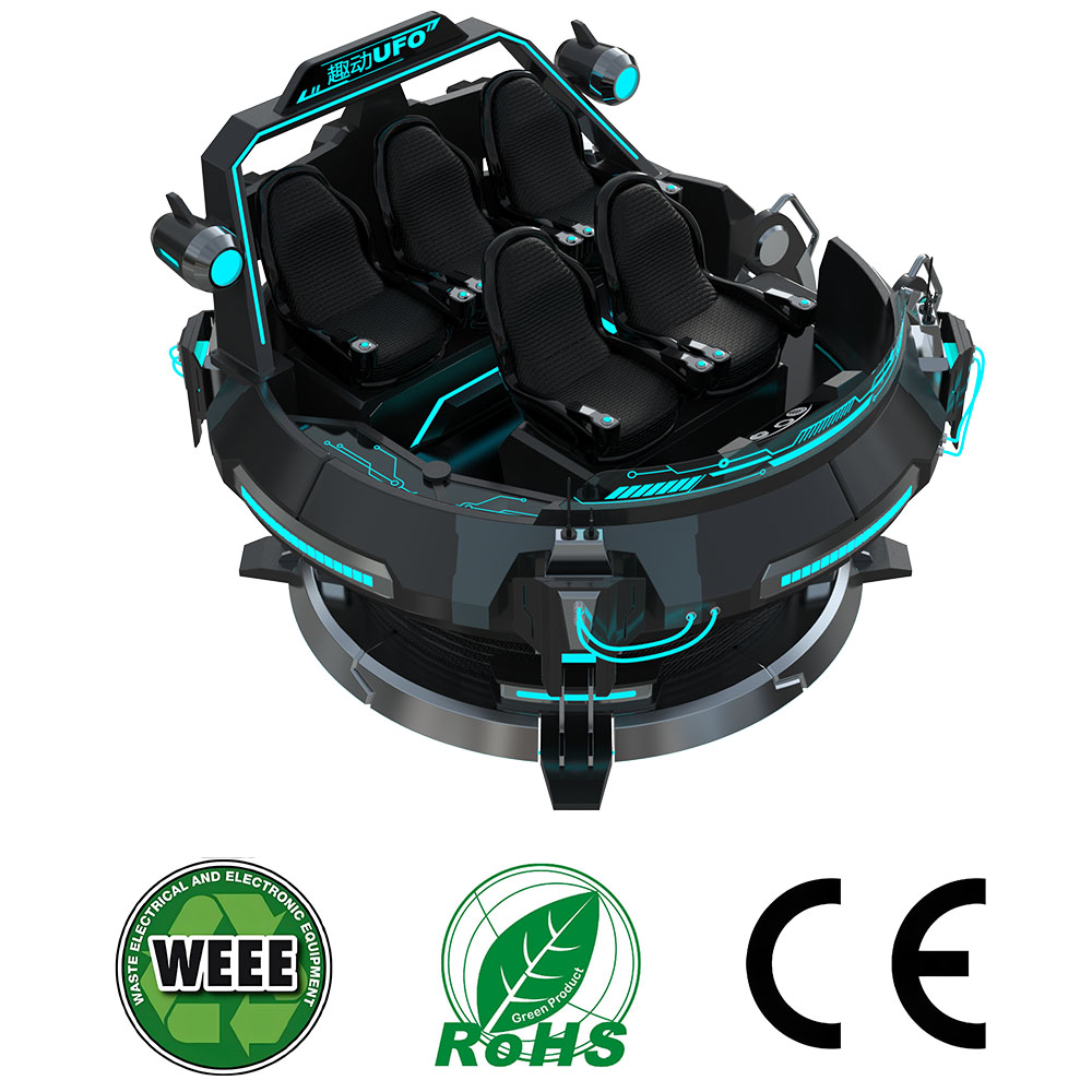 5 Seats Star Vr Ufo 360 Degree Rotation Interactive, High Quality 5 ...