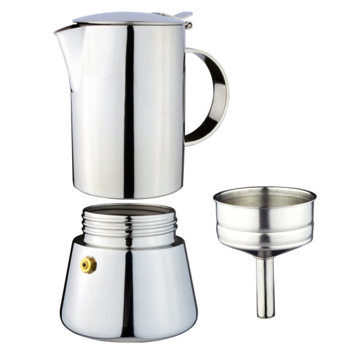 Geyser Coffee Maker Induction Cooker 300ml 304 Stainless Steel Espresso ...