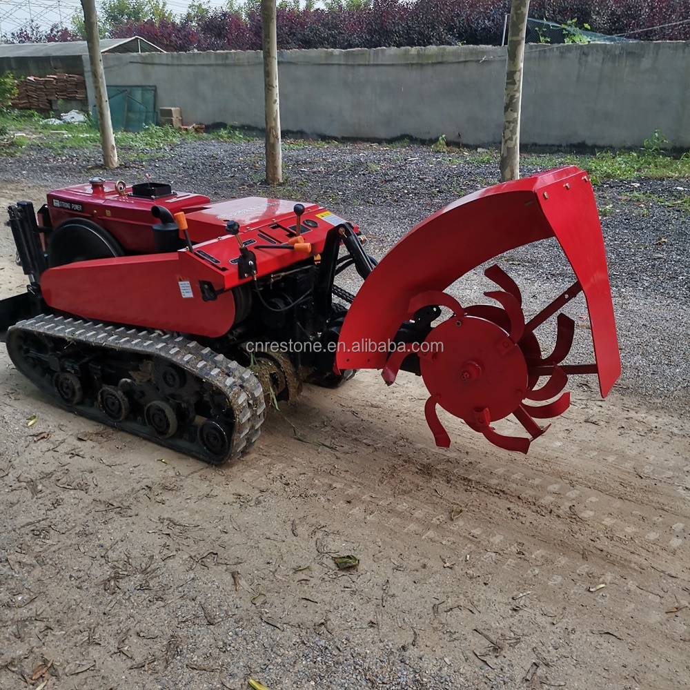 Self Propelled Tractor With Multifunctional Crawler Cultivator And ...