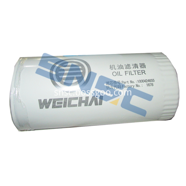 Weichai Engine Wd615 Wp10 Spare Parts Oil Filter Element, High Quality ...